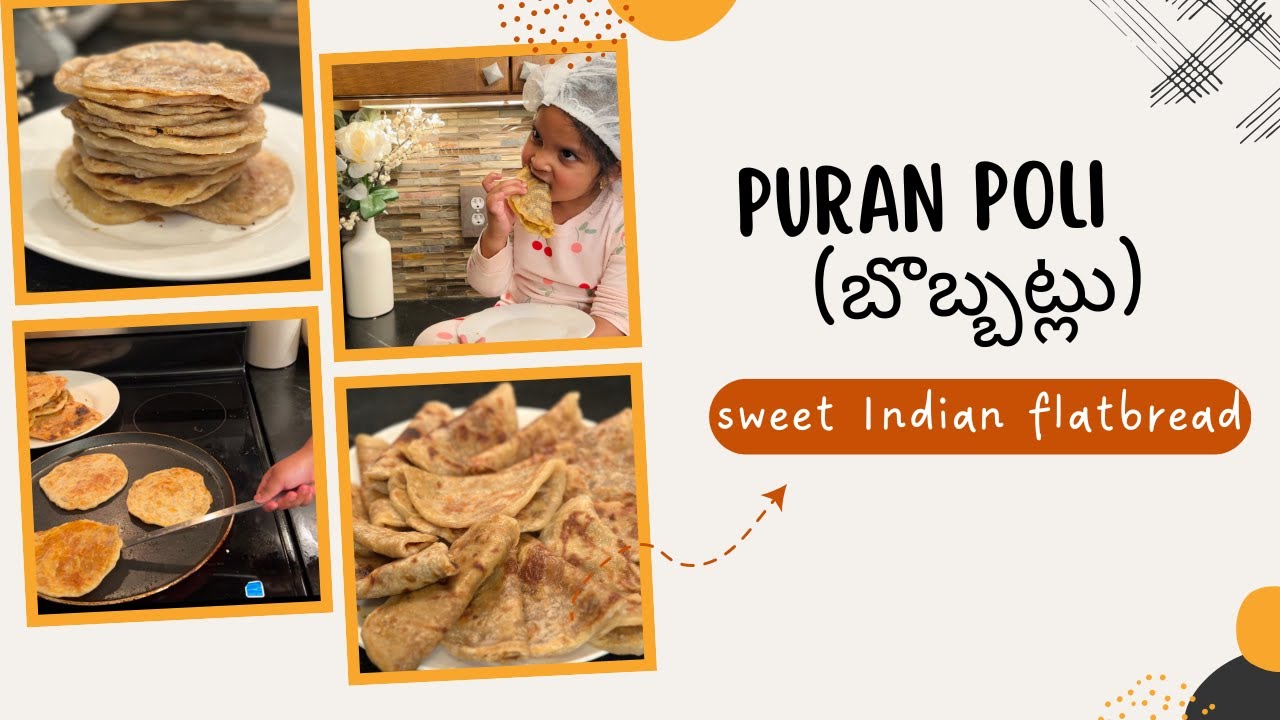 How to make Puran Poli (Bobbatlu) at home - YouTube