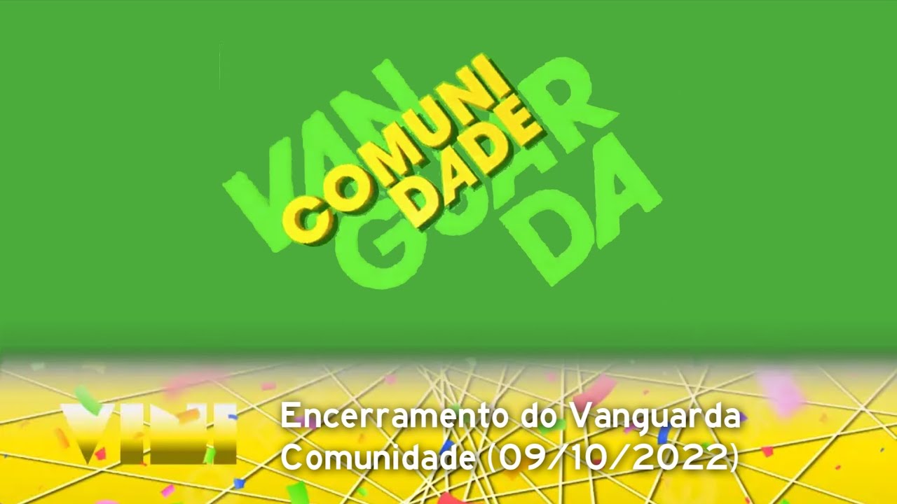 Encerramento do Vanguarda Comunidade - TV Vanguarda Taubaté (09/10/2022 ...