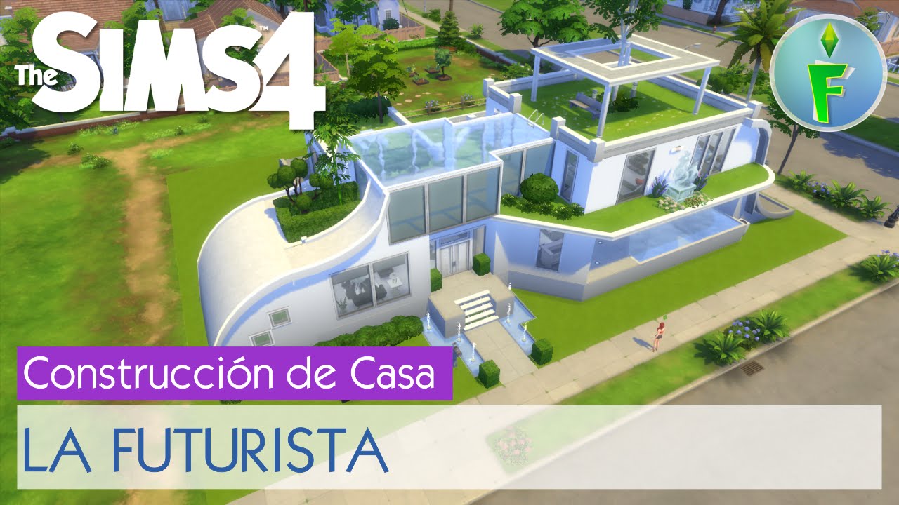 FUTURISTIC HOUSE | The Sims 4 House Building - LA FUTURISTA - YouTube