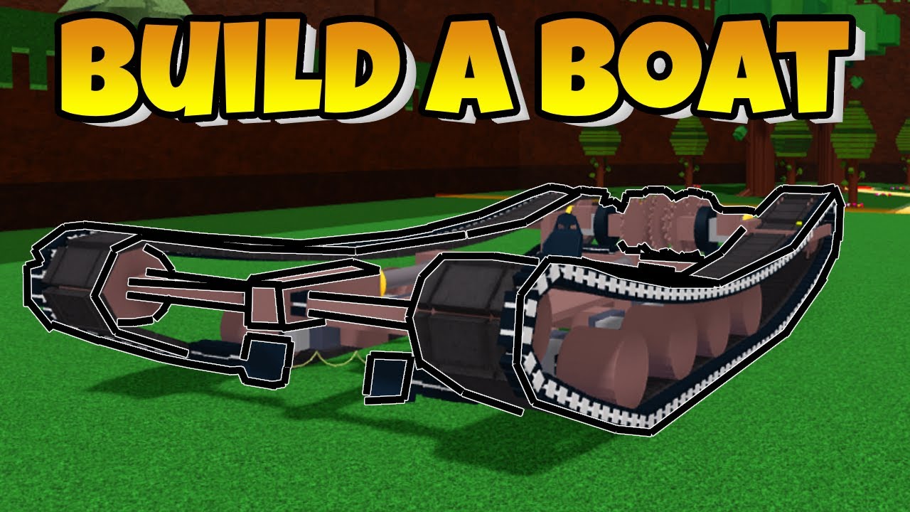 I Made Mechanical Tank Tracks In Build A Boat - YouTube