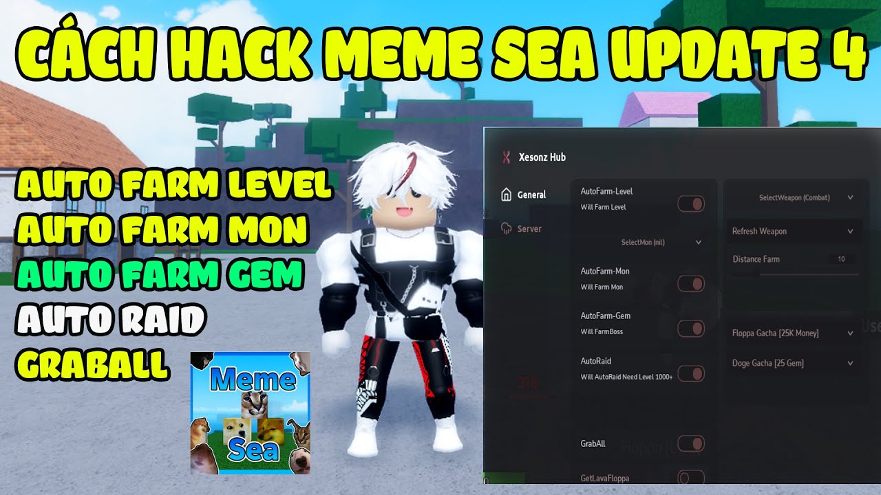 Cách Hack MEME SEA UPDATE 4 Trên Điện Thoại Auto Farm Level, Auto Farm ...