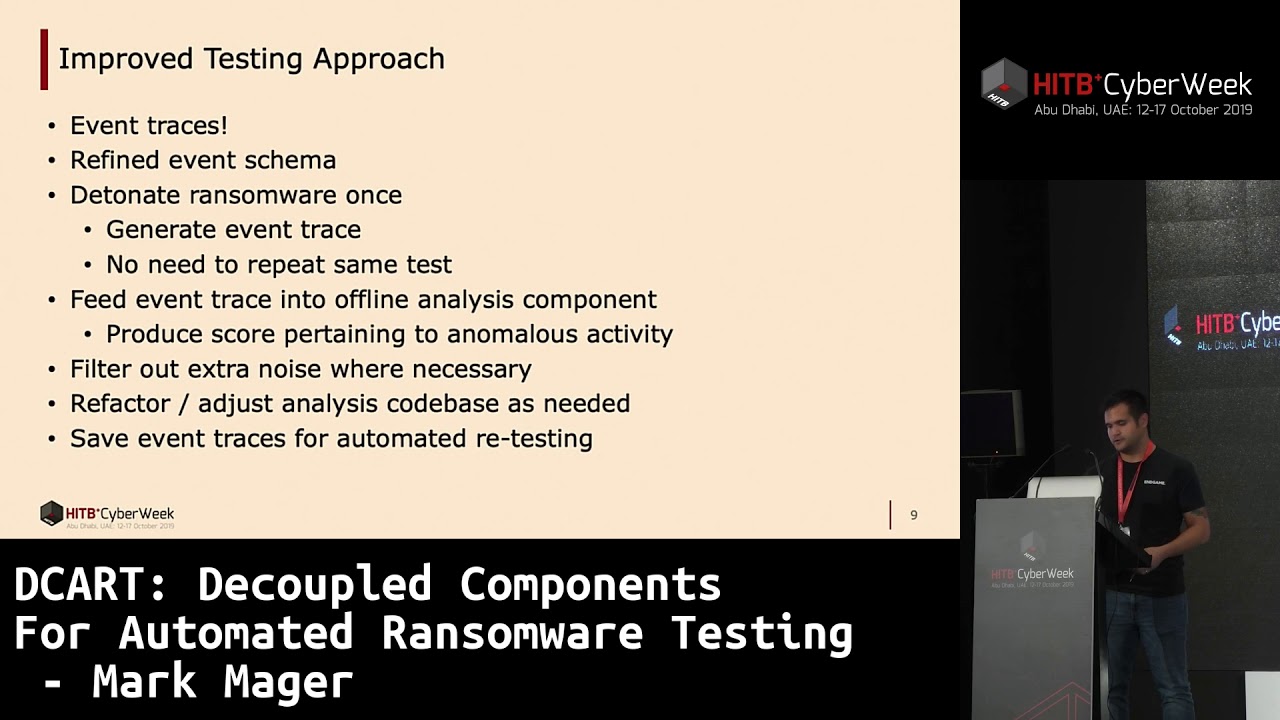 #HITBCyberWeek D1T2 - DCART: Decoupled Components For Automated ...