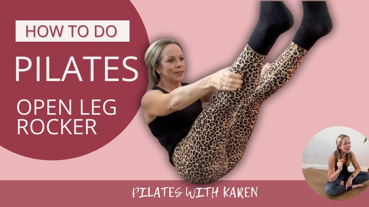 HOW TO DO PILATES OPEN LEG ROCKER: #pilates #openlegrocker # ...