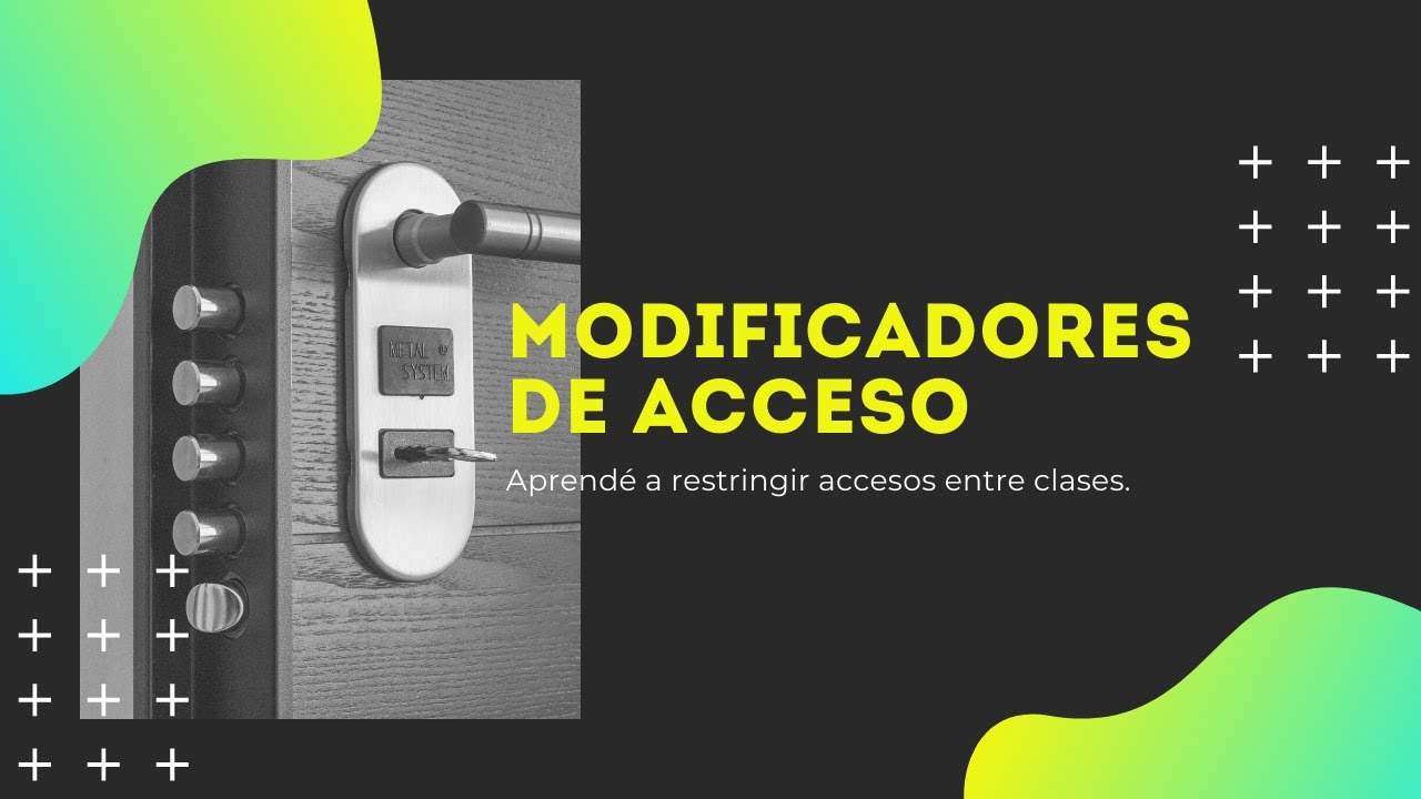 👉👩‍💻 5. Programación Orientada a Objetos - MODIFICADORES DE ACCESO ...