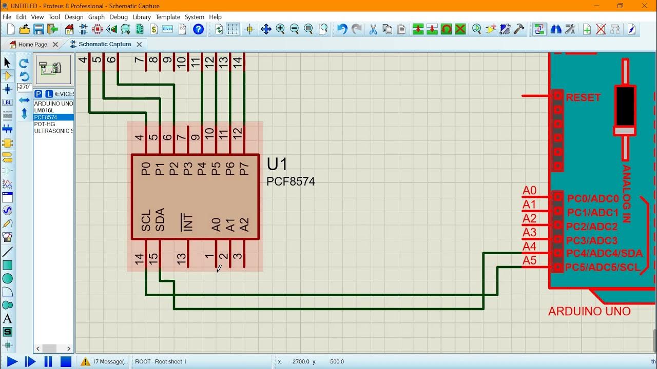 Proteus Arduino Project | Sensor Jarak dengan LCD I2C | PART 7 - YouTube