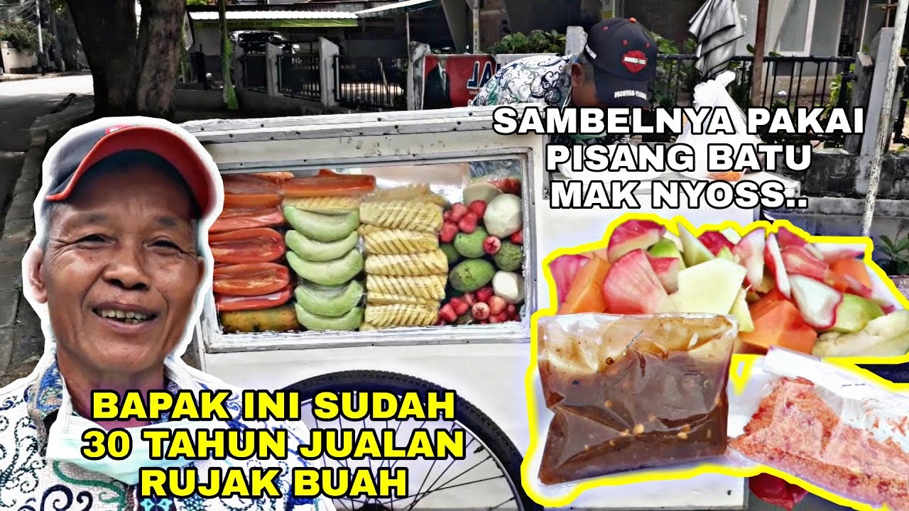 tukang rujak buah potong - YouTube