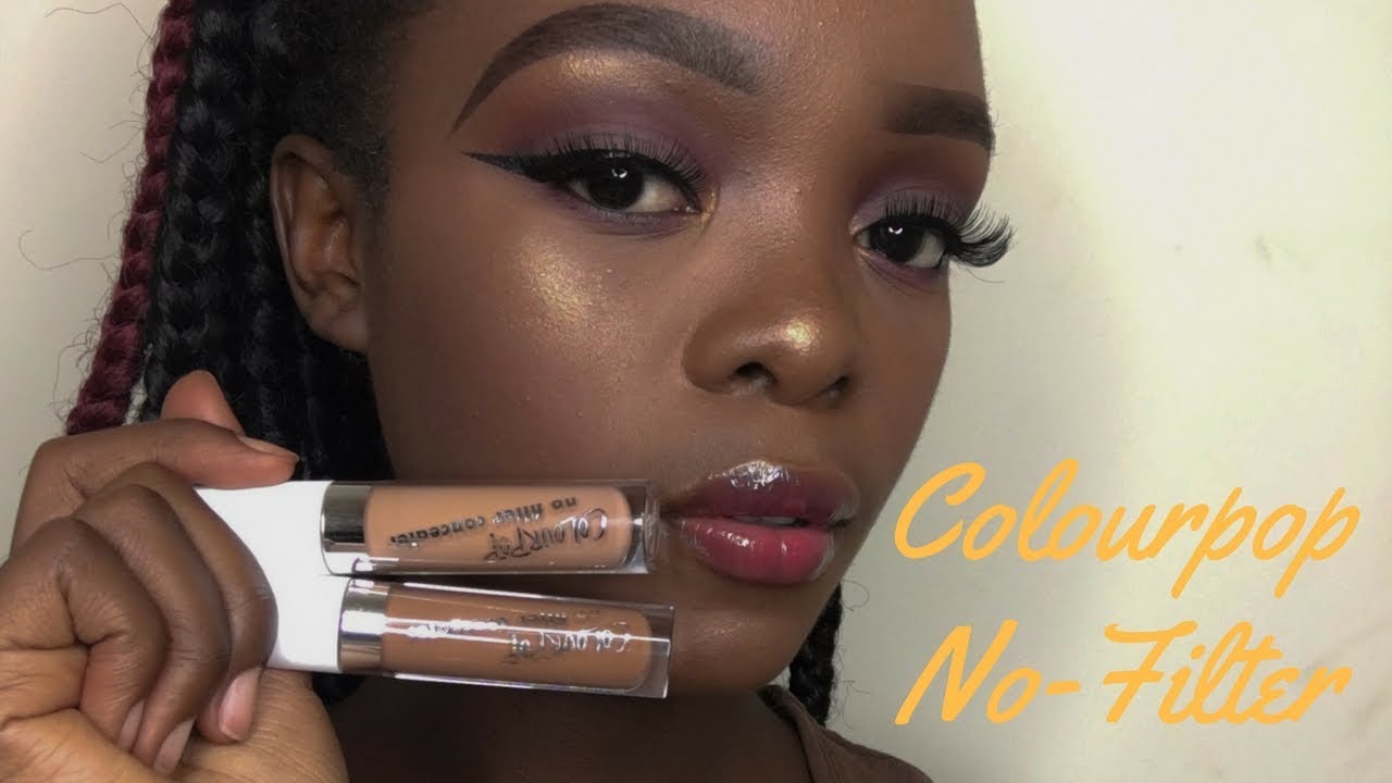 COLOURPOP No- Filter Concealer As Foundation!? Hit Or Miss || Radiance ...