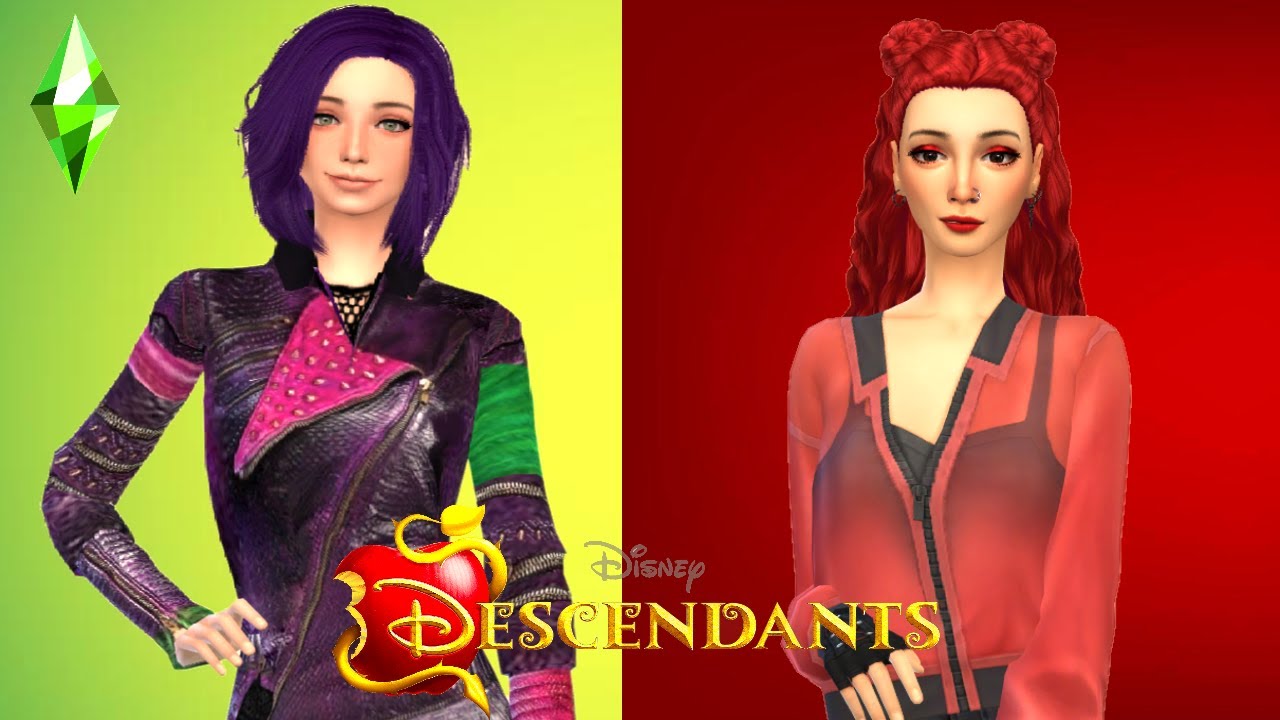 Sims 4 Descendants CC Haul I Create a Sim I Sims 4 I Rebeccas Creations ...