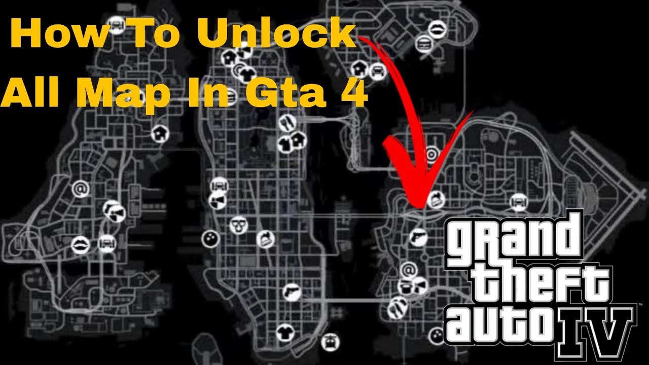 How To Unlock Full Map In Gta iv | How To Unlock Everything Gta 4 ...