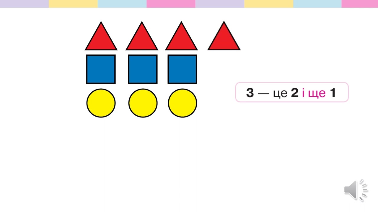 Вивчаємо число і цифру 3 - YouTube