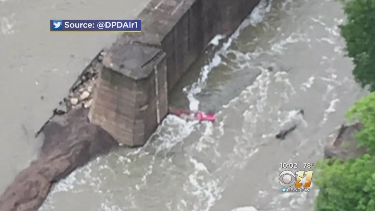 Dallas Police Helicopter Crew Rescues Kayaker - YouTube