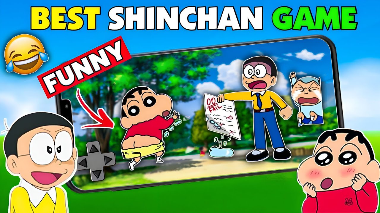 Shinchan And His Friends Goes To Shinchan World | Best Shinchan Game ...
