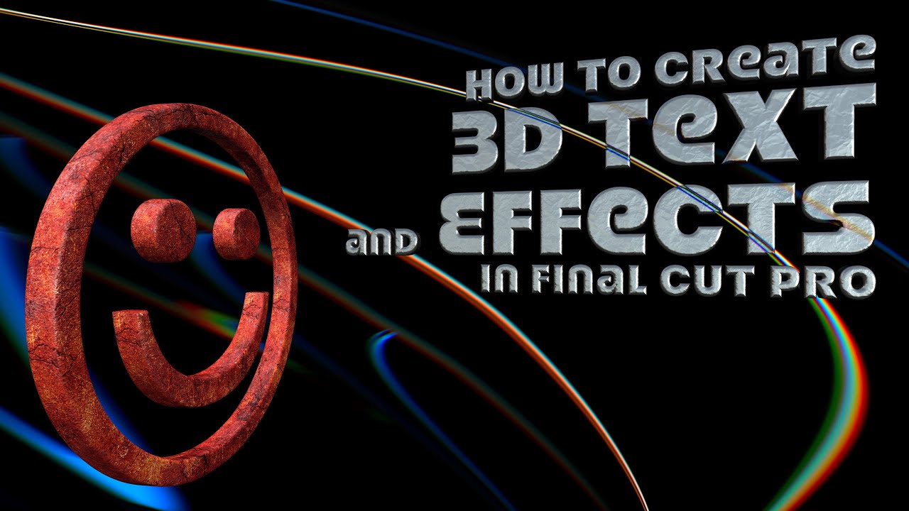How to Create 3D Text and Symbol Effects with Alpha Channel in Final ...