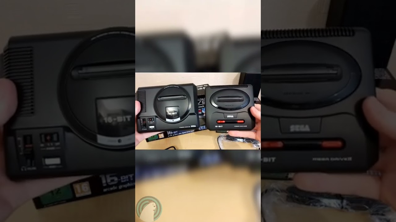 SEGA MEGA DRIVE 1 & 2 COMPARISON - YouTube