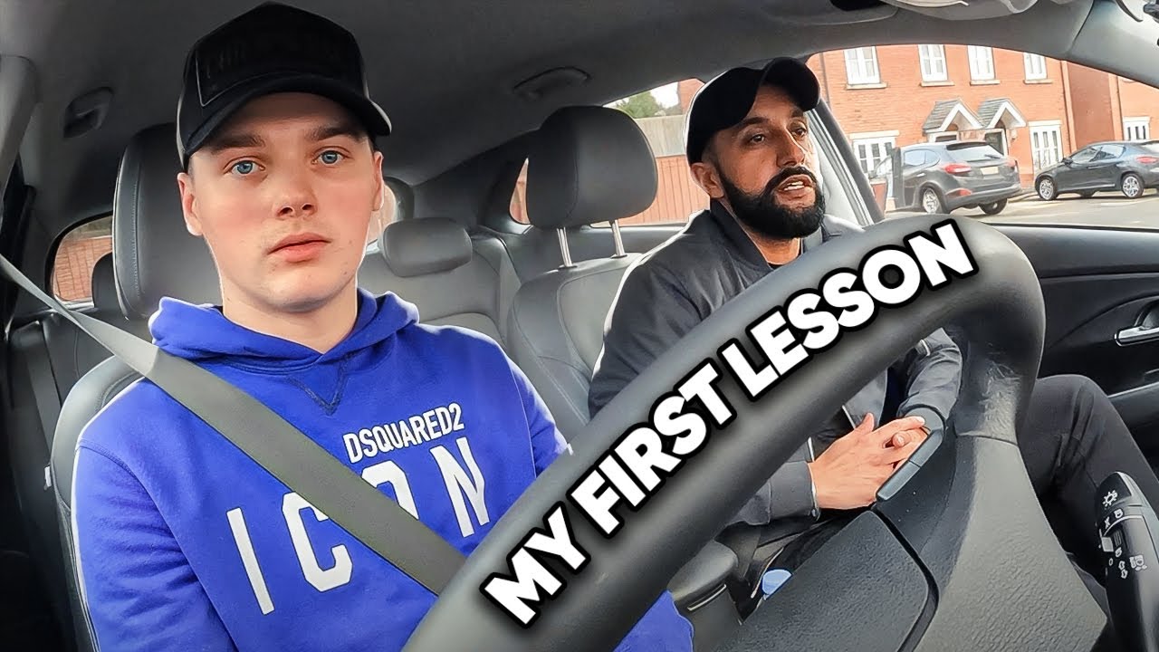 CHARLIE'S FIRST LESSON WITH ME | The Basics of Driving - YouTube