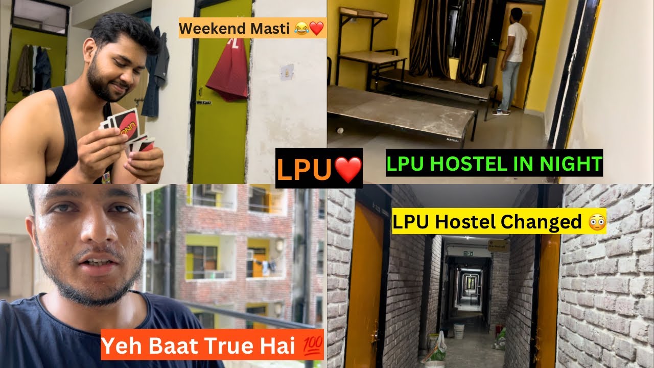 LPU Hostel Room Check at 1.30 Am 😂 | Weekend In Lpu ️ | UNO in Hostel ...