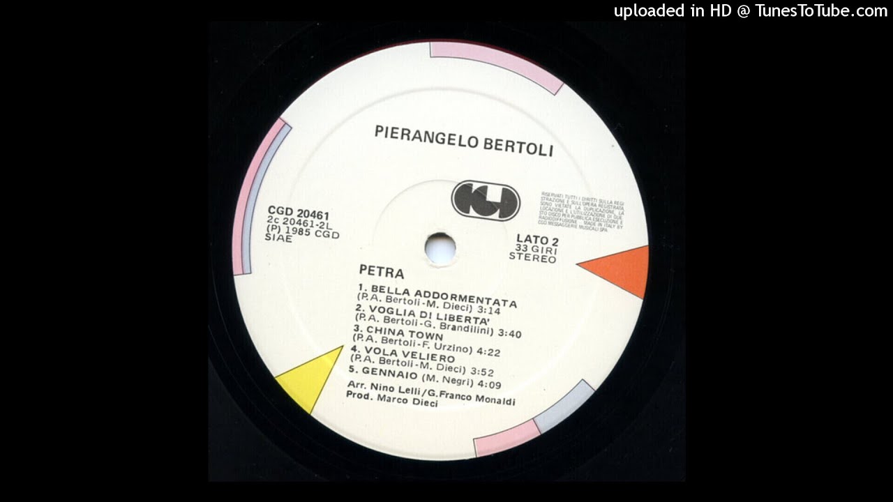 Pierangelo Bertoli - Bella Addormentata - YouTube Music