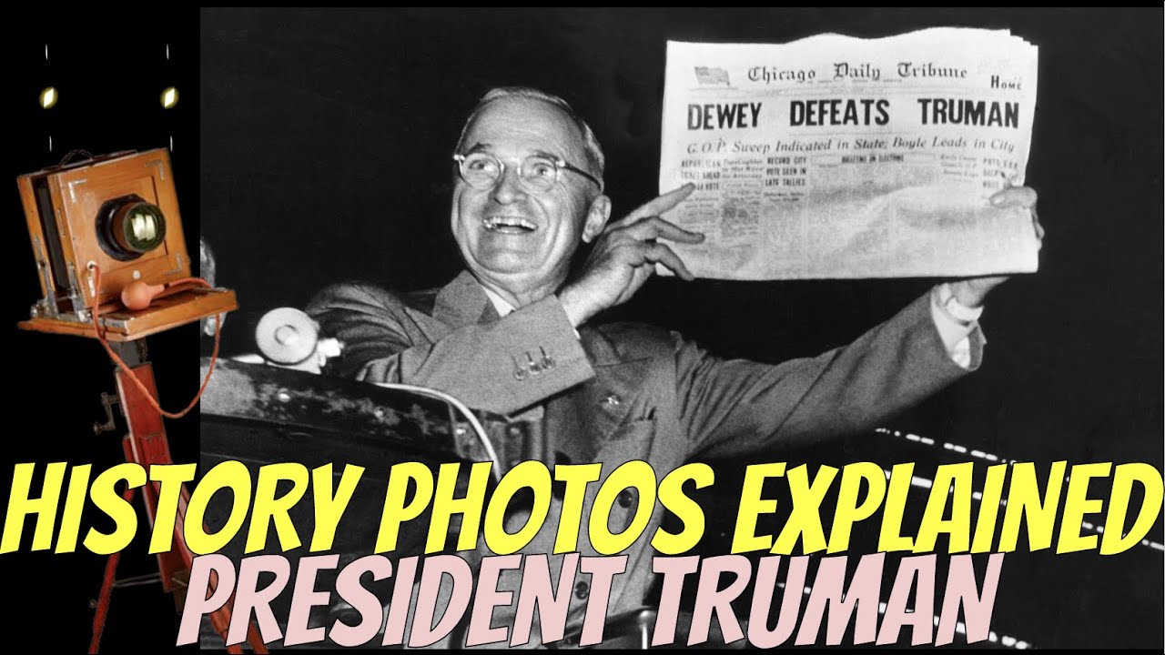 History Photographed: President Truman Laughs at Fake News - YouTube