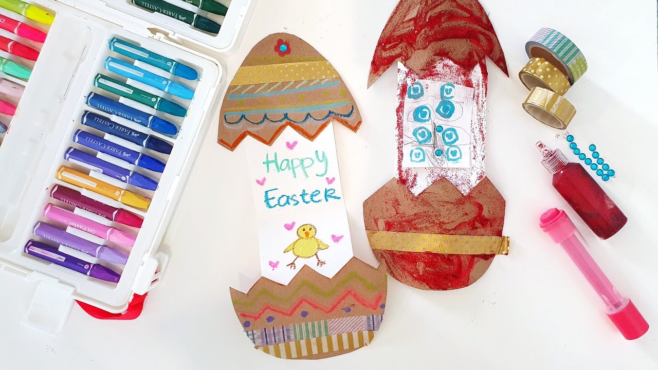 Easter Egg Crafts for Kids | Menghias Telur Paskah - YouTube