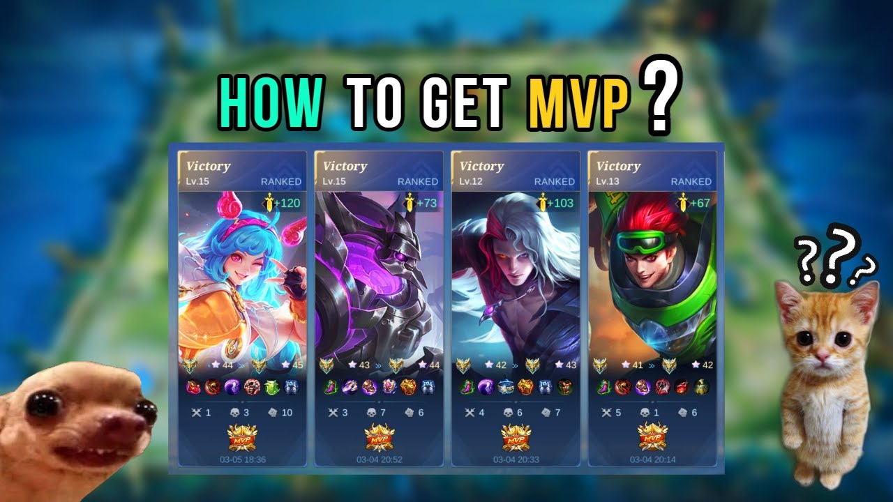 How to get MVP in Most Matches?? | MLBB - YouTube