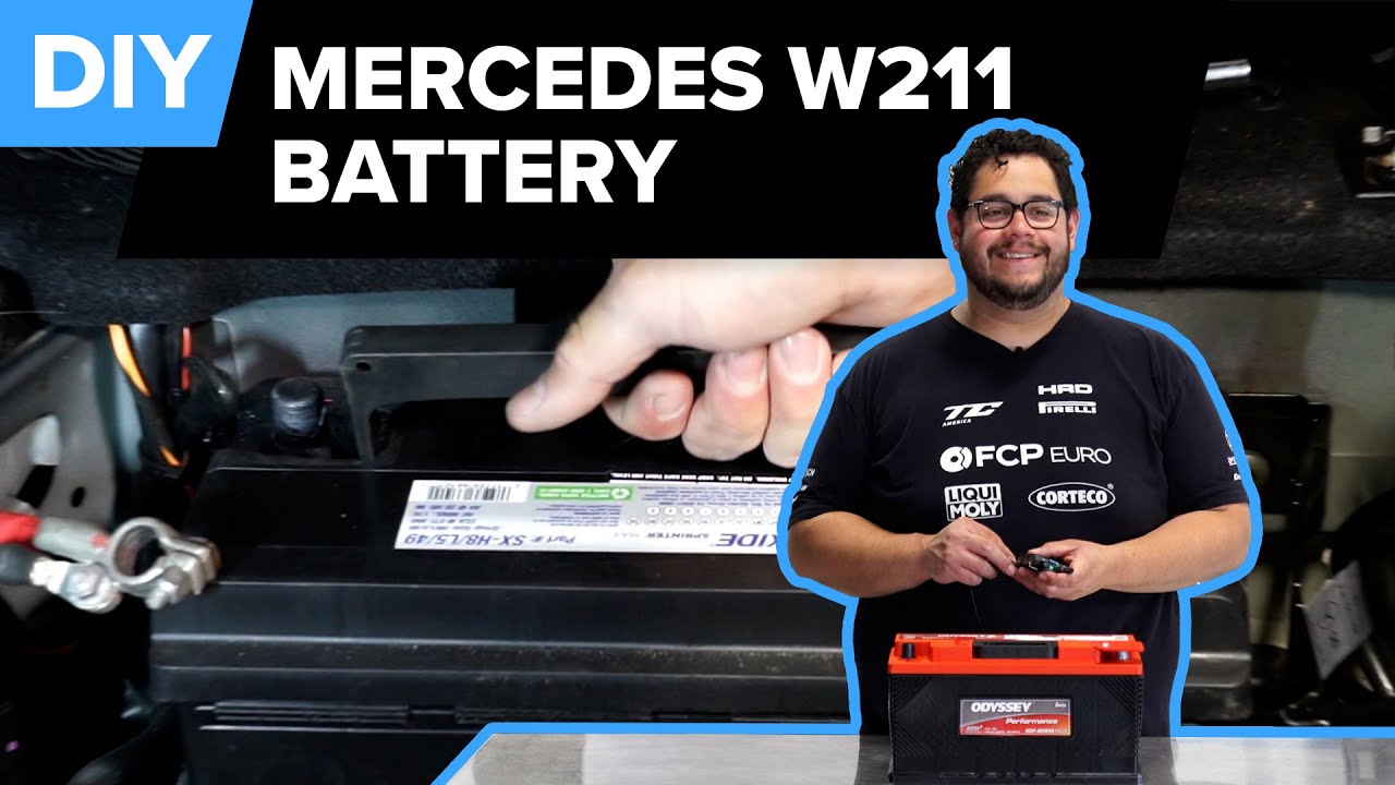 Mercedes E63 AMG Battery Replacement DIY (Mercedes-Benz E-Class W211 ...