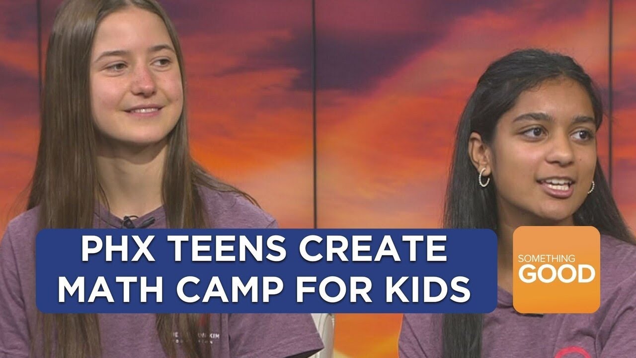 Phoenix teens create summer camp for kids struggling with math - YouTube