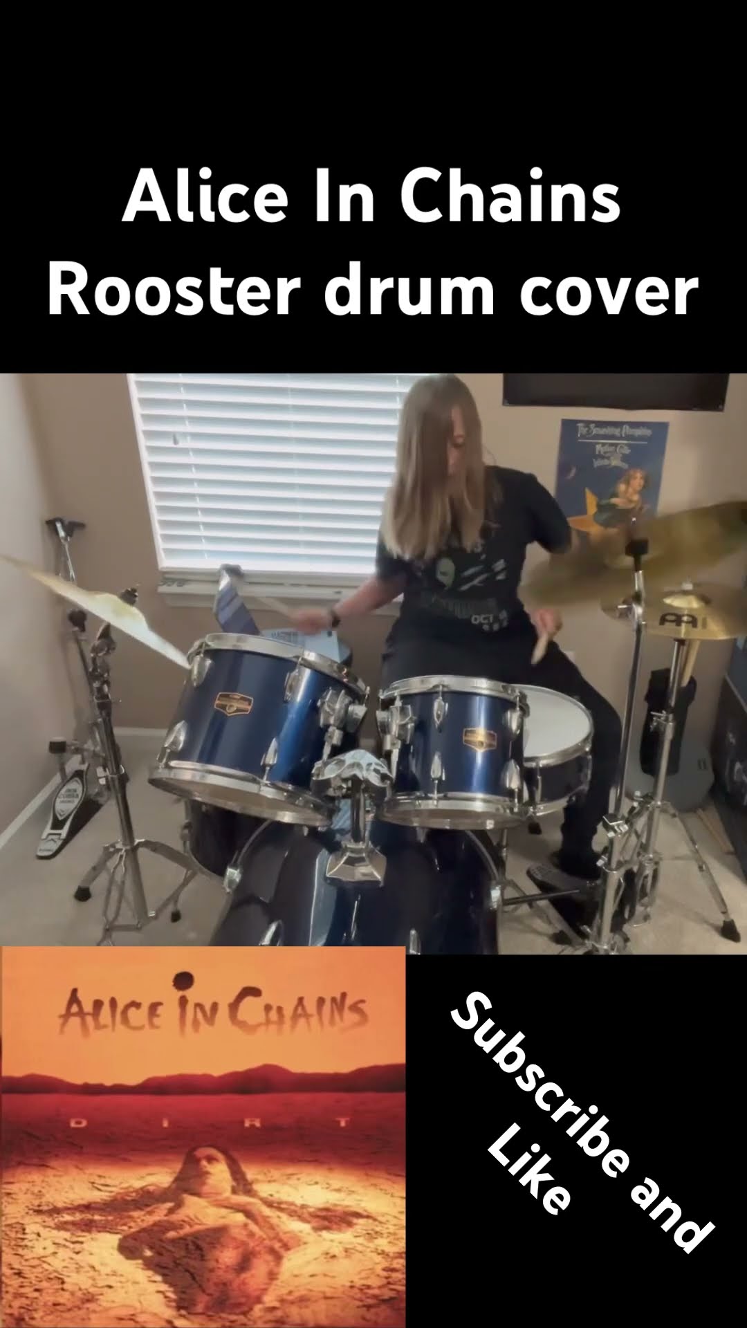 Alice In Chains dirt drum cover #aliceinchains #dirt #drumcover #drummer #drums #drumcam # ...