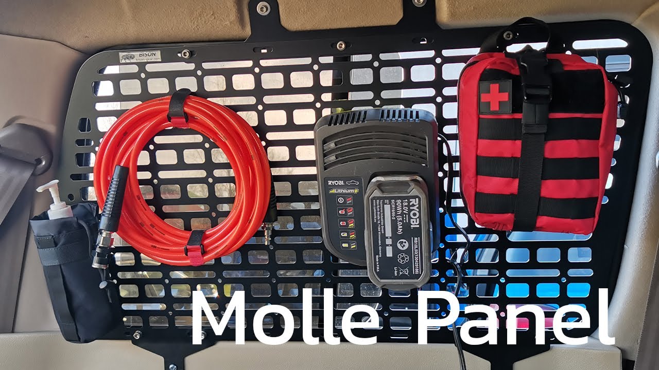 Land Cruiser 80 / LX 450 - Window MOLLE Panels - YouTube