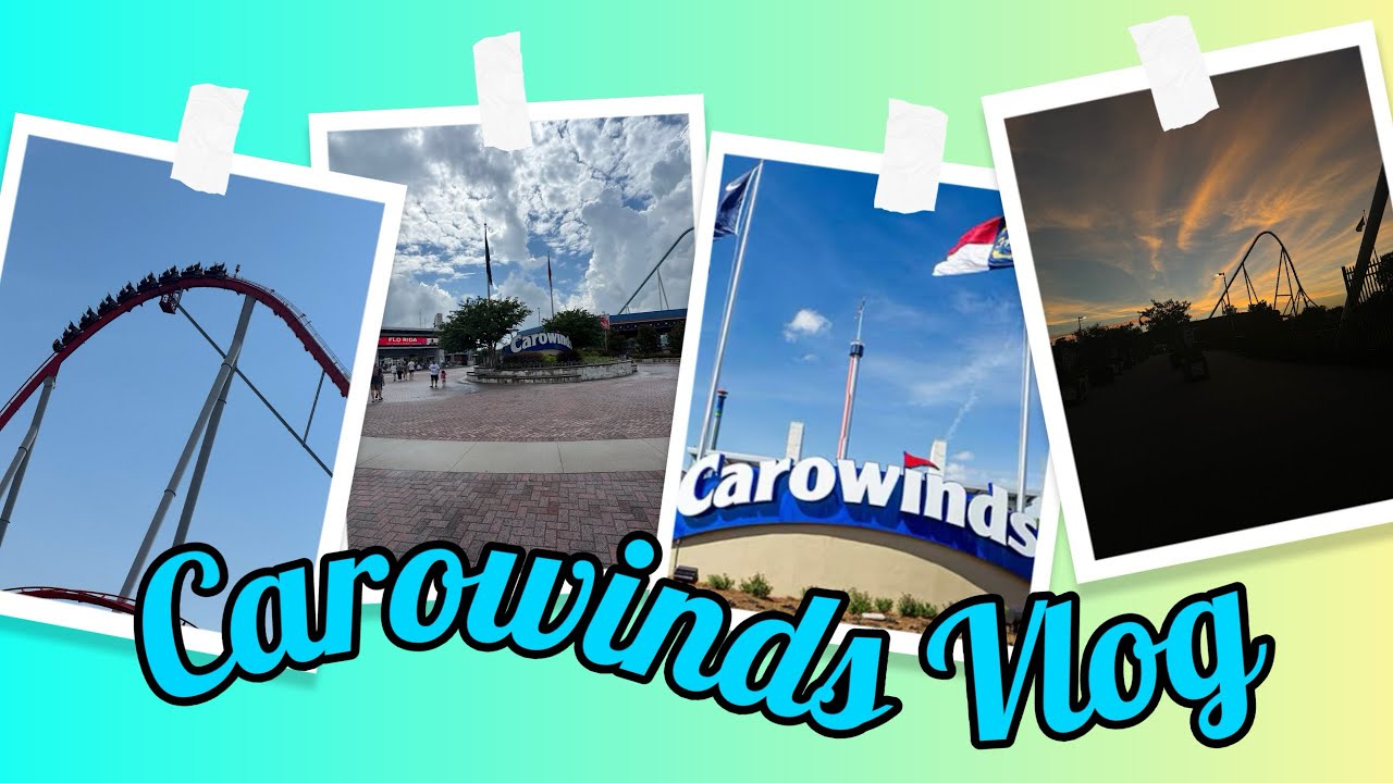Carowinds Vlog | New merchandise, Panda Express, and Park Scenery ...