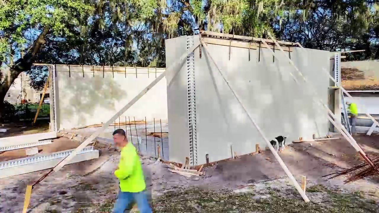 Home Garage build with EZ Forms - YouTube