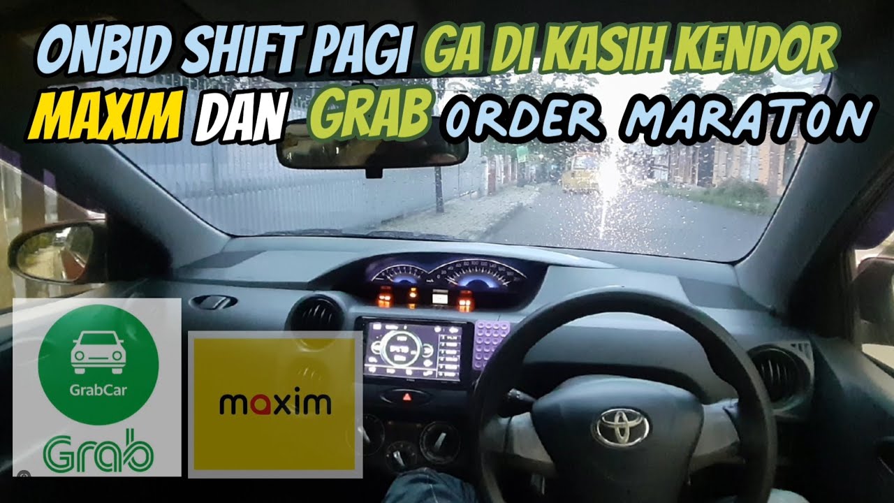 Onbid shift pagi MAXIM dan GRAB Gacor dapet order maraton... - YouTube