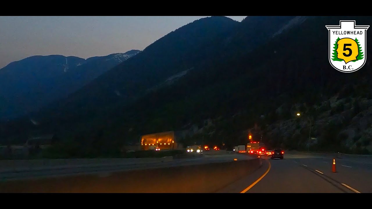 [2021/16] Coquihalla Highway at Night - Coq. Summit, and The Smasher ...