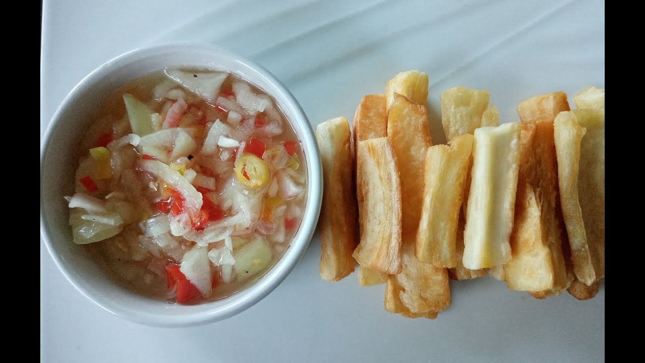 Frites maison croustillantes de Manioc / Crispy homemade cassava fries ...
