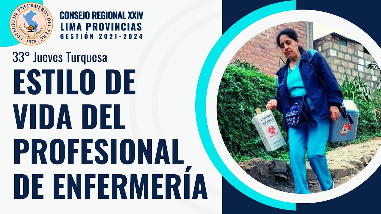 Estilos de Vida del Profesional de Enfermería // 33° Jueves Turquesa ...