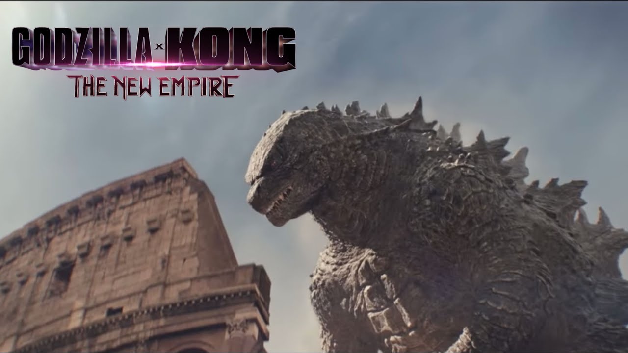 New Footage of Godzilla X Kong: The New Empire (Godzilla at the Roman ...