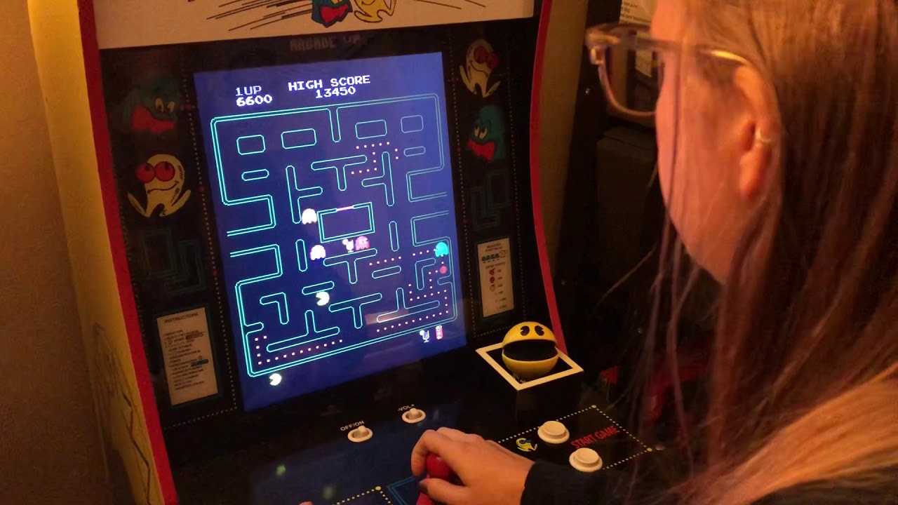 Arcade1up Pac-Man PLUS gameplay!! - YouTube