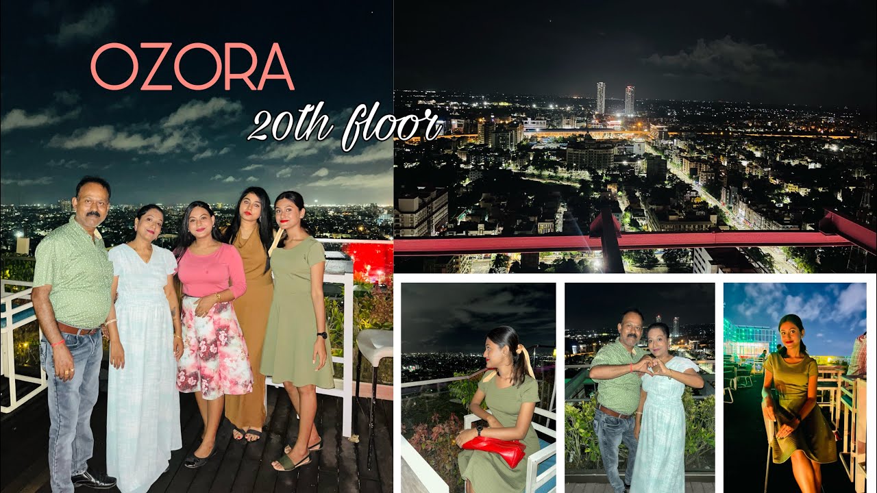 We visit OZORA The highest rooftop restaurant in Kolkata ️ ||20th floor ...