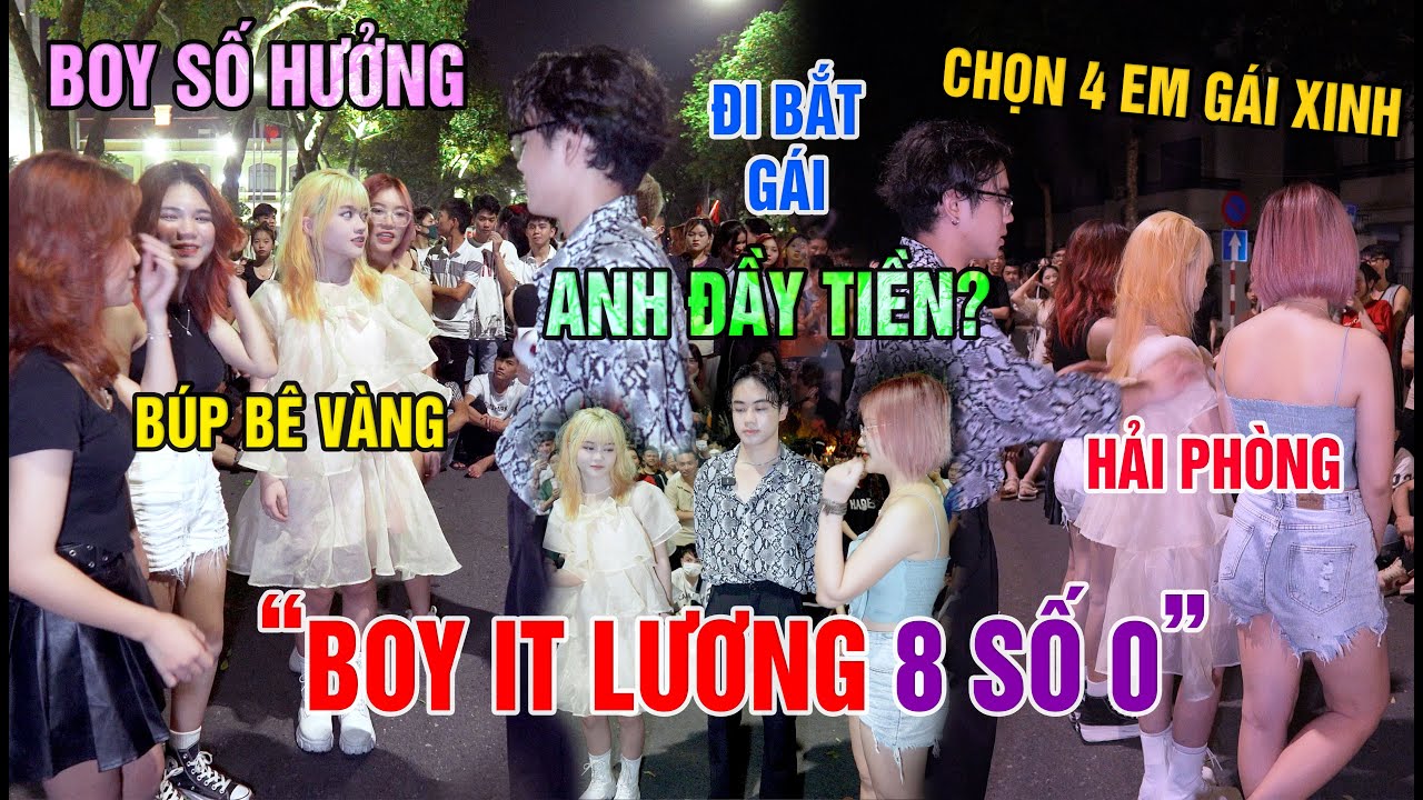 Em đầy tiền I Boy IT lương 8 số 0 ghép đôi 4 em gái xinh cháy phố thích nhảy Au và cái kết cay ...