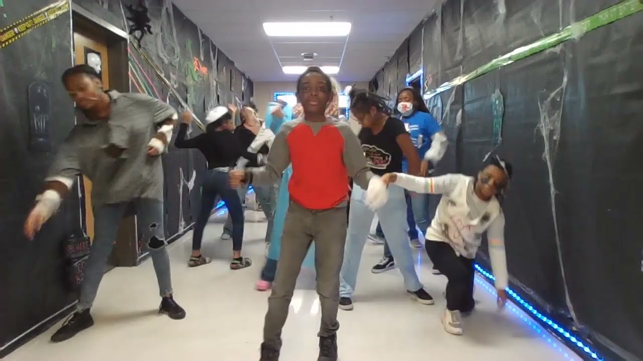 MJ Thriller Clements Middle School Drama Club - YouTube