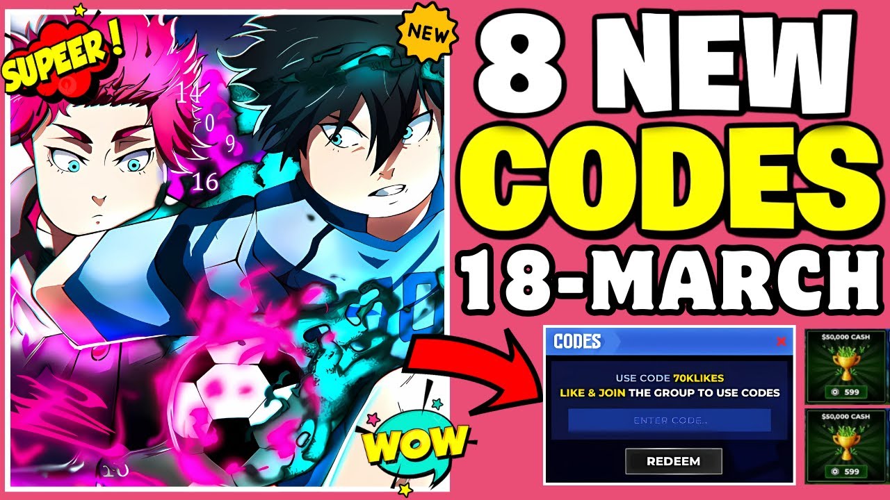 [UPD]*NEW CODES* BLUE LOCK RIVALS REDEEM CODES 2025 - ROBLOX BLUE LOCK ...