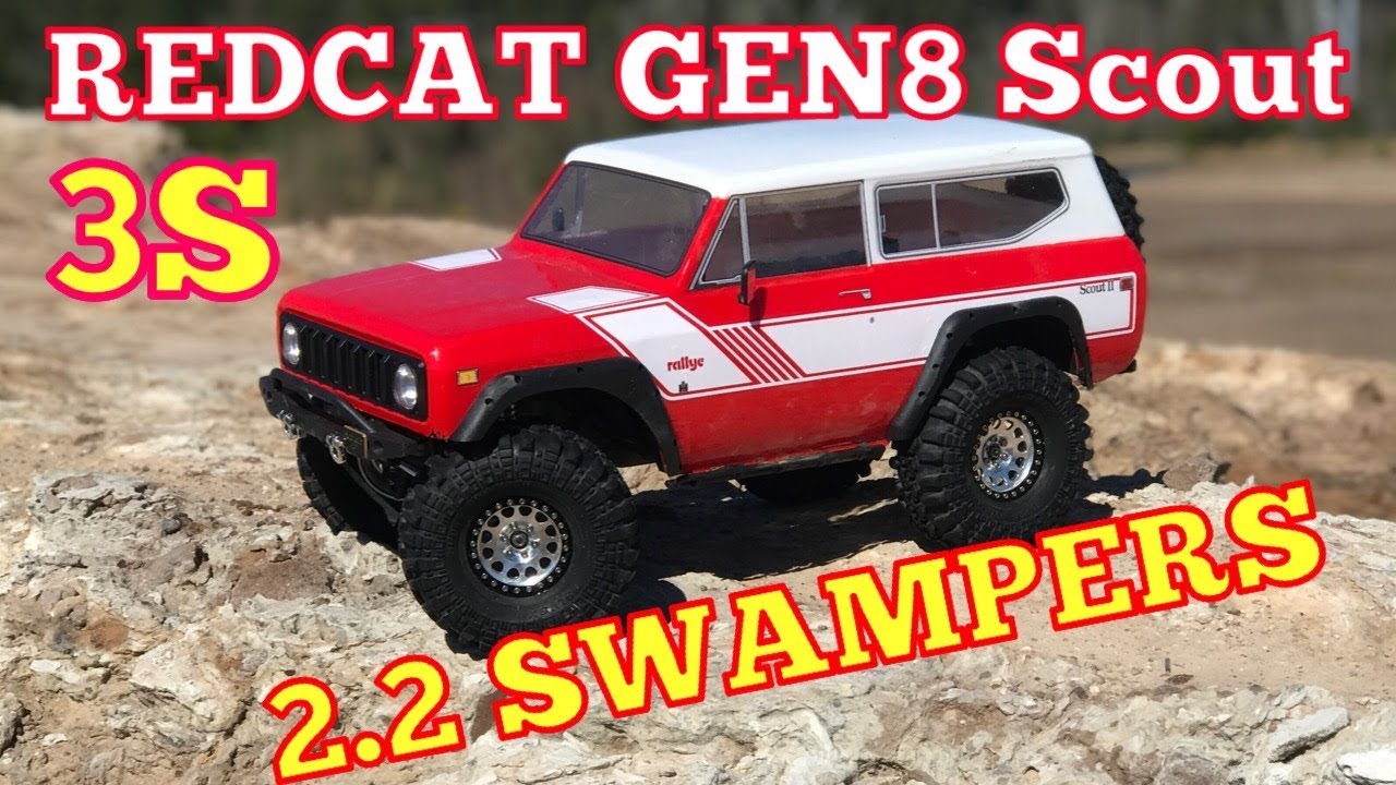 REDCAT GEN 8 WITH PROLINE 2.2 SUPER SWAMPERS - YouTube
