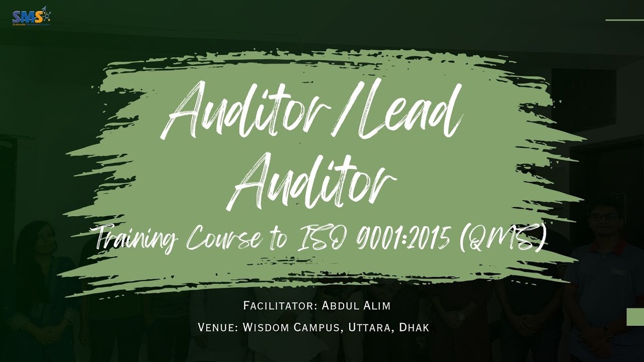 Auditor/Lead Auditor Training Course to ISO 9001:2015 (QMS) - YouTube