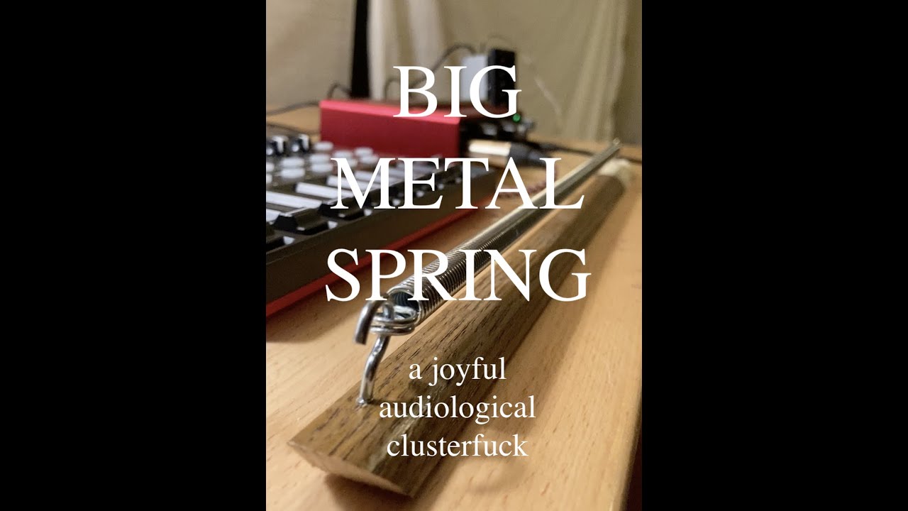 Sonata for metal spring in G# minor - YouTube