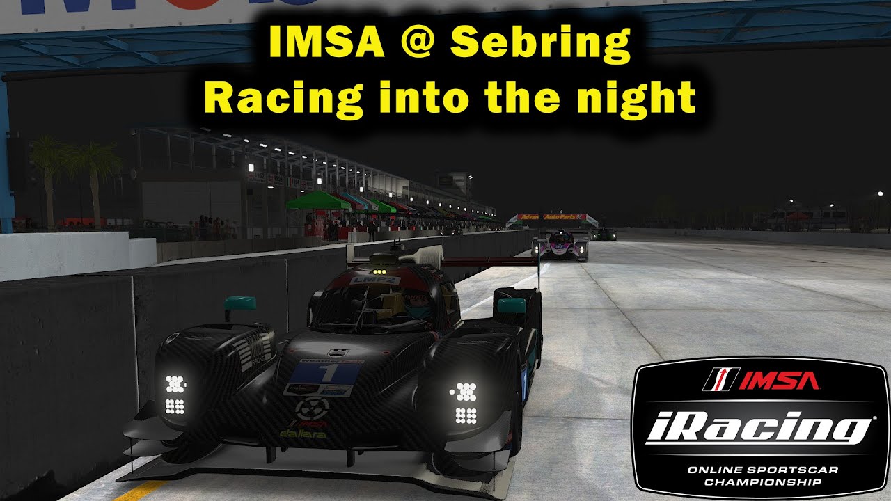 Strap in for the Ultimate Night Race: Sebring IMSA LMP2 in iRacing ...