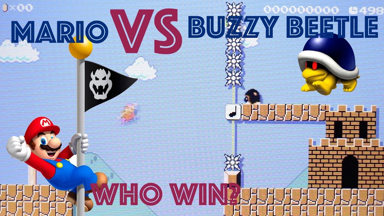 [GAMEPLAY 24] Nintendo Super Mario Maker 3ds Mario VS Buzzy Beetle 2 ...