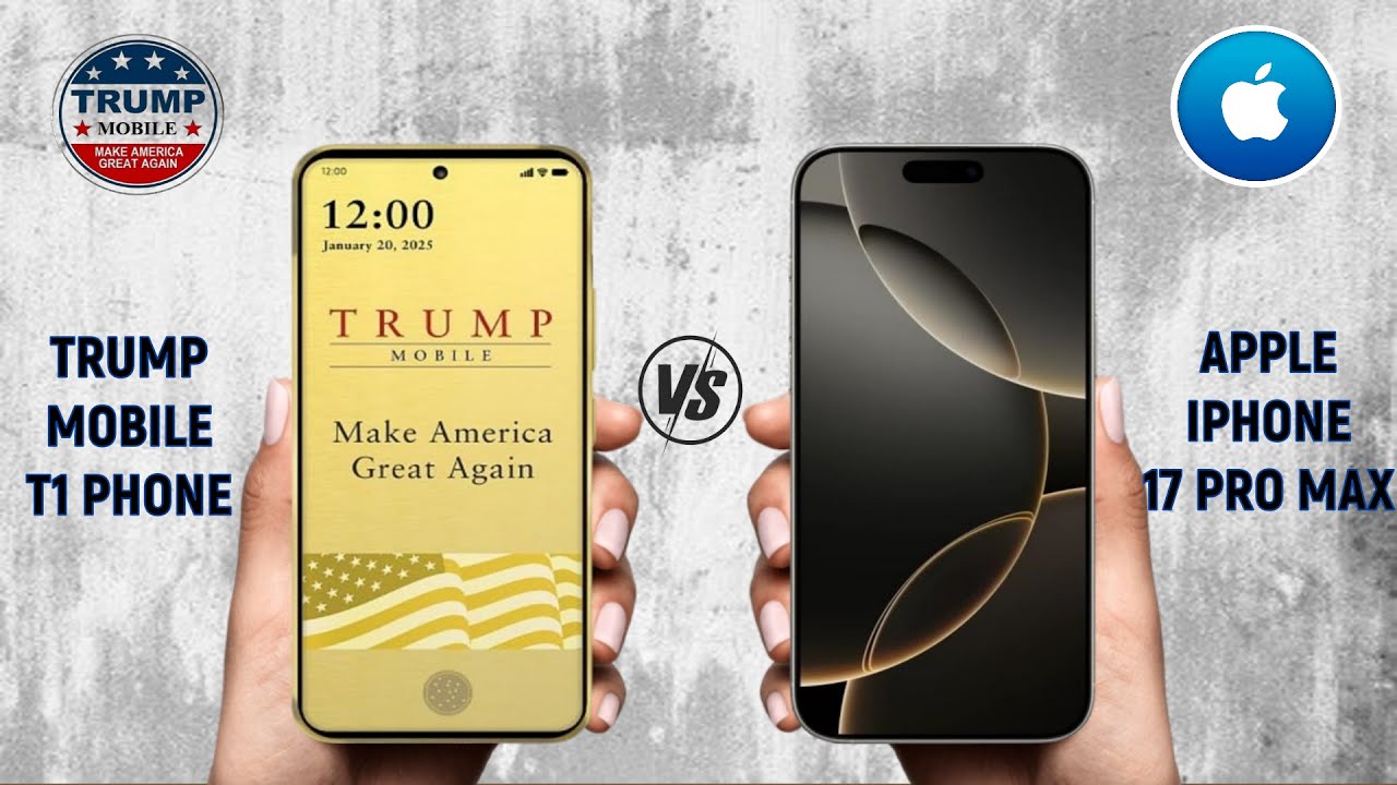 Trump Mobile T1 Phone vs Apple iPhone 17 Pro Max | Leaks || Full ...