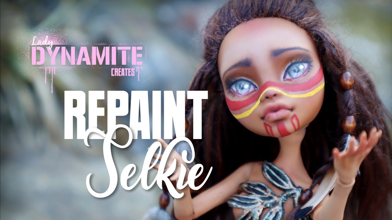 Repaint: Selkie Monster High Art Doll - YouTube