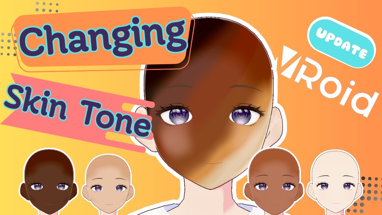 How To Change Skin Colours in Vroid Studios| I Updated My Methods - YouTube