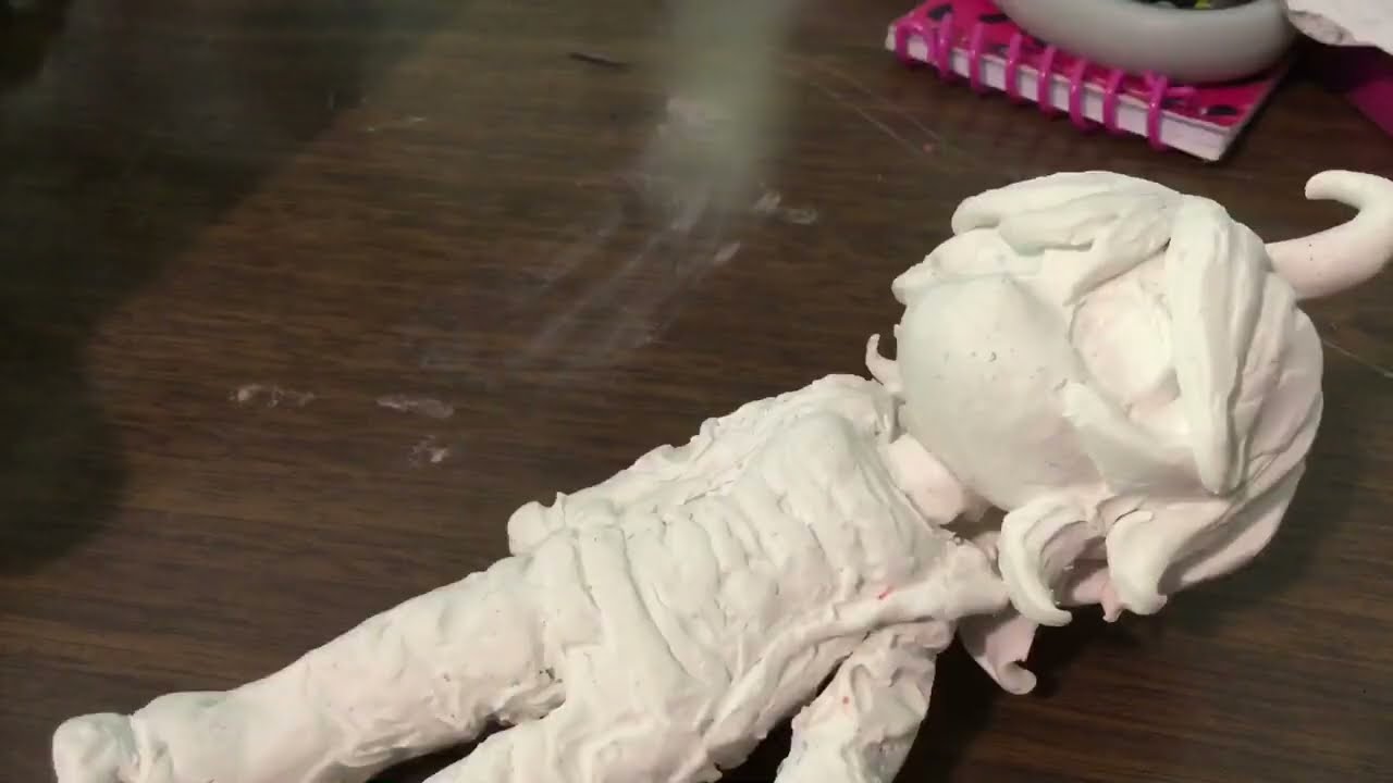 Making a clay mini figure! - YouTube