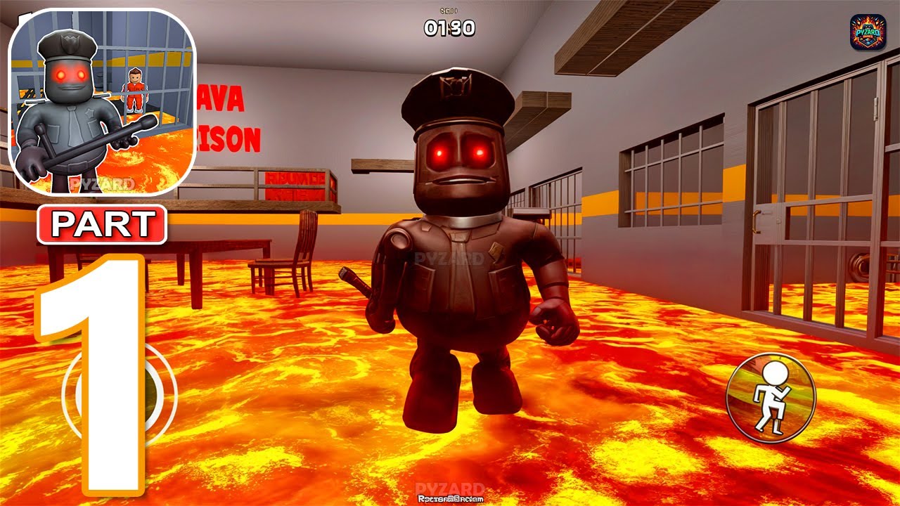 Lava Prison Escape: Obby Run - Gameplay Walkthrough Part 1 First Person ...